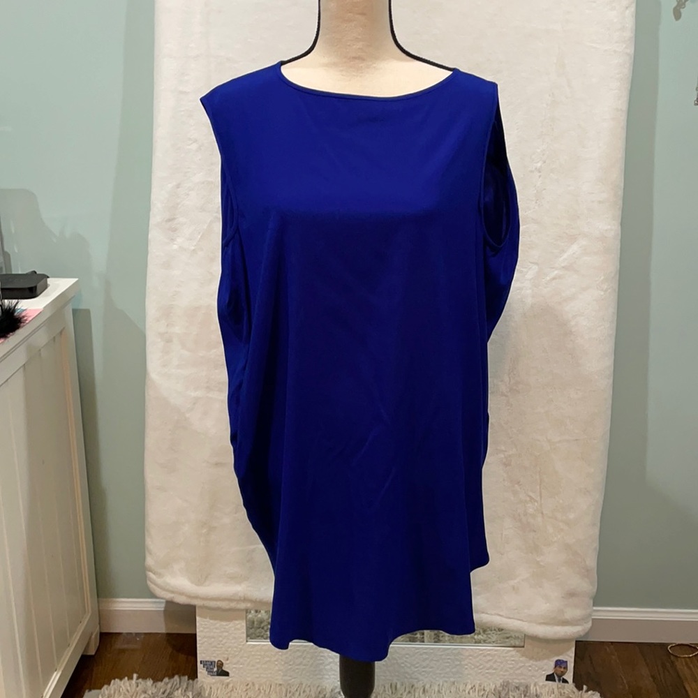 Zero & Maria Cornejo Royal Blue Silk Dress - Gem